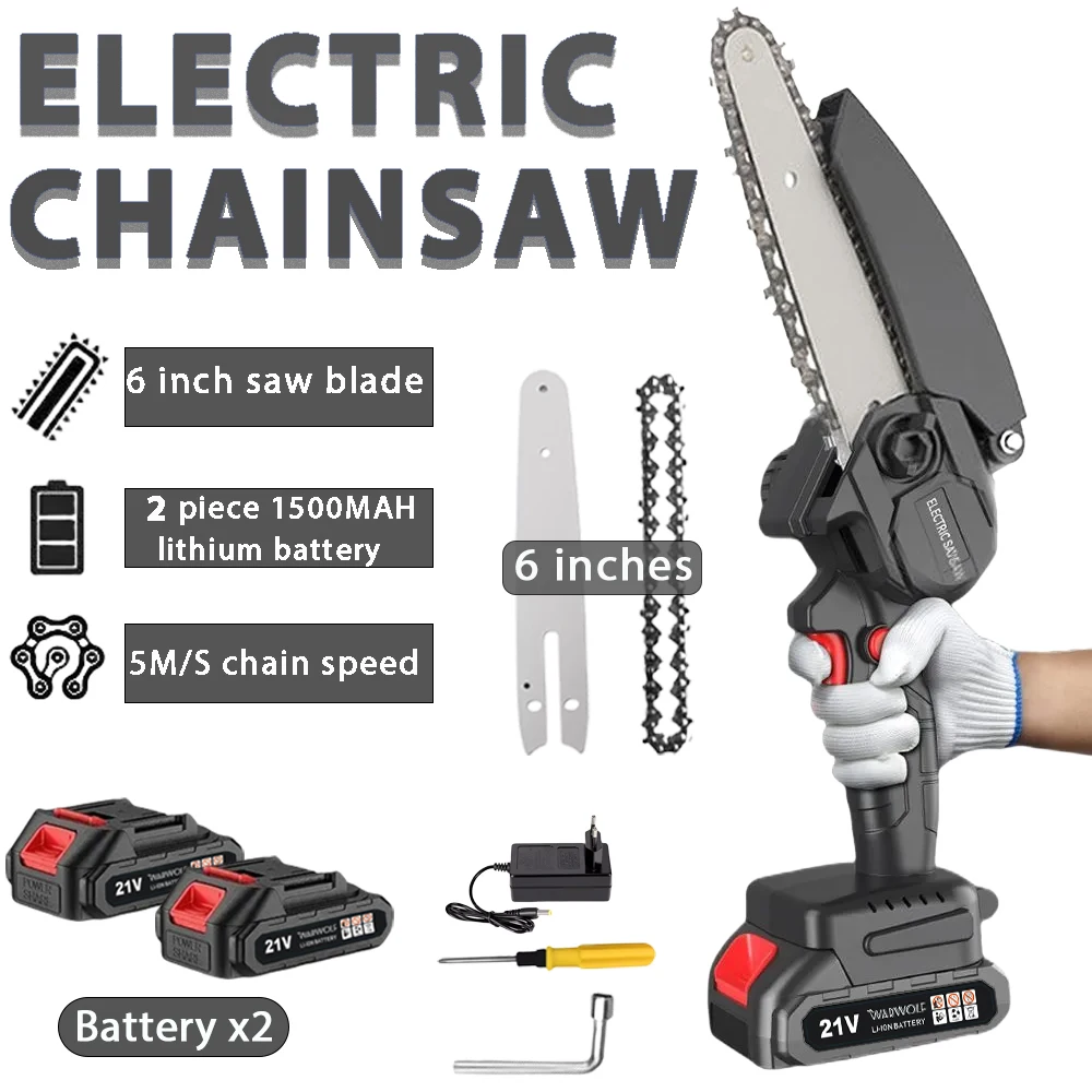 6In-Mini-Electric-Pruning-Saw-Handheld-Rechargeable-Saw-Small-Wood ...