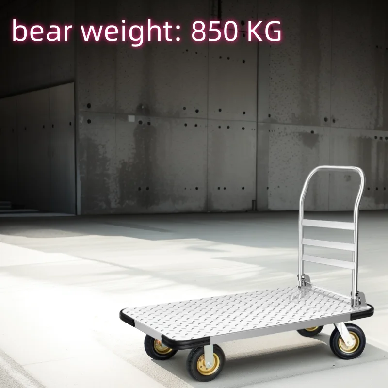 Steel-Plate-Folding-Small-Cart-Flat-Cart-Thickened-Silent-Heavy ...