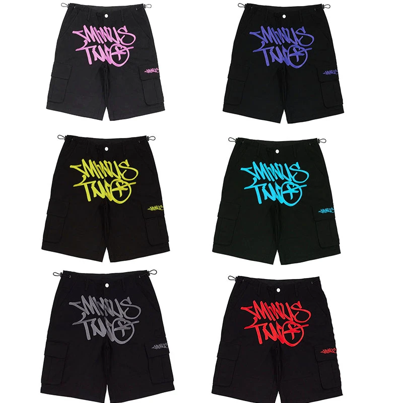 Minus Two Cargo Y2k Casual 2023 Baggy Streetwear Sport Gym Jeans Men ...