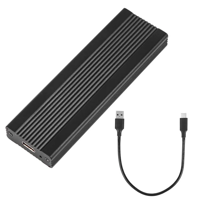 M2 NGFF SATA SSD External Hard Drive Case Adapter B HD HDD Box M.2 NVME ...