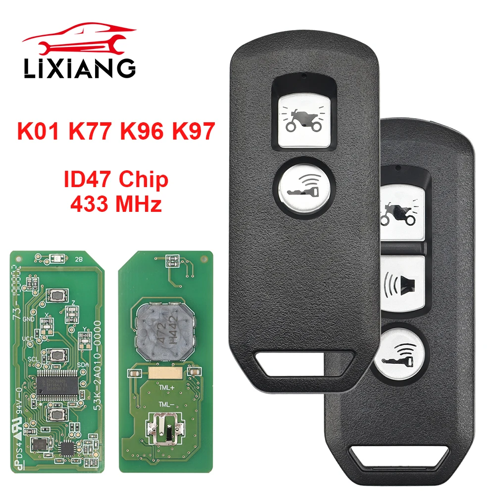 LIXIANG K01 K35 K77 K29 K96 K97 Keyless Go Motorcycle Remote Smart Car ...