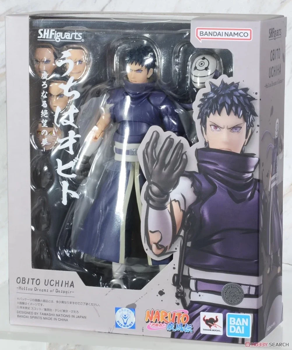 In Stock Bandai Shf S.H.Figuarts Mobile Suit Naruto Obito Uchiha Model ...