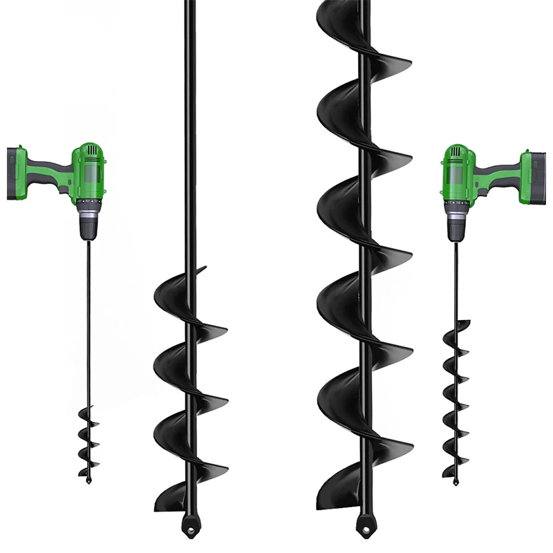 Broca-de-barrena-de-jard-n-herramienta-para-excavar-agujeros-en-espiral ...