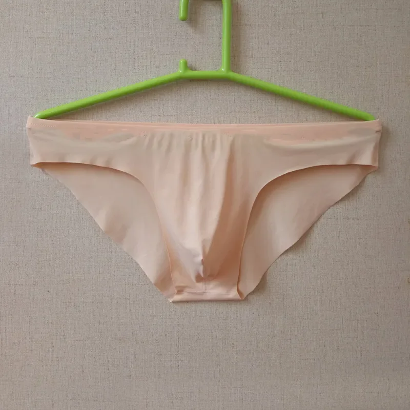 Free-Feel-Ice-Silk-Seamless-Mens-Briefs-Solid-Underpants-Ultra-Thin-Panties-Male-Seamless-Low ...