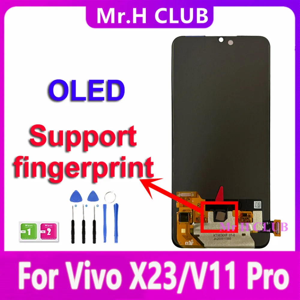 OLED-For-Vivo-V11-Pro-1804-X23-V1809A-LCD-Display-Touch-Screen-Digitizer-Glass-Assembly ...