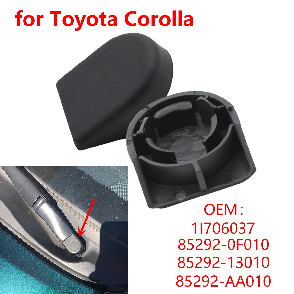 2-4Pcs-Front-Windscreen-Wiper-Arm-Nut-Cap-Bolt-Cover-852920F010 ...