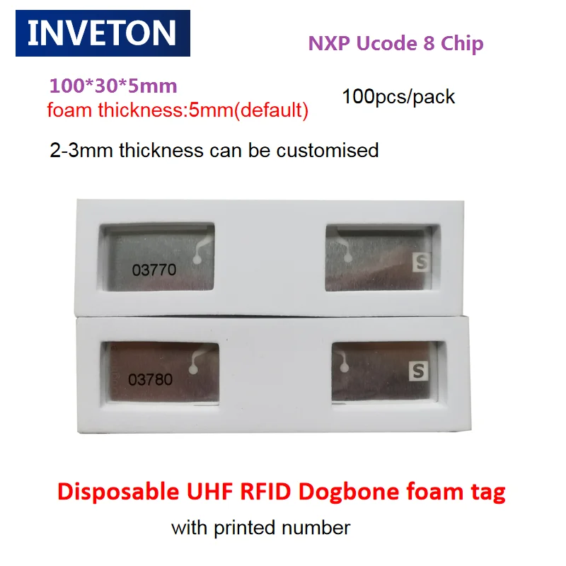 Maratona descartável rfid dogbone espuma uhf smartrac dogbone tag bib ...