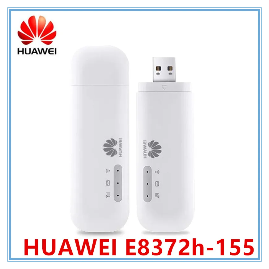 Unlocked Huawei E8372 E8372h-155 4G LTE FDD Band 1/3/5/7/8/20 TDD Band 38/40/41 150Mbps USB WiFi ...