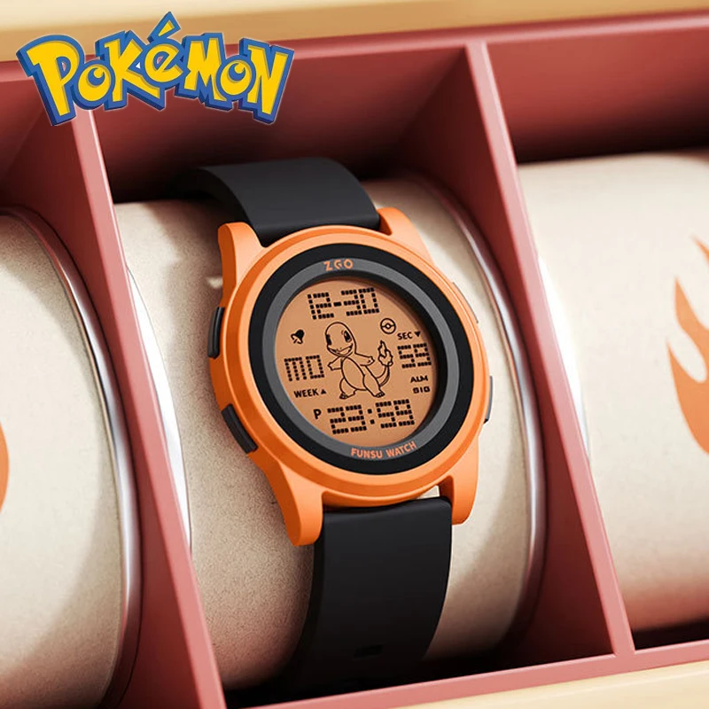 Reloj-Original-Pokemon-Zgo-Joint-reloj-de-Anime-Charmander-luminoso ...