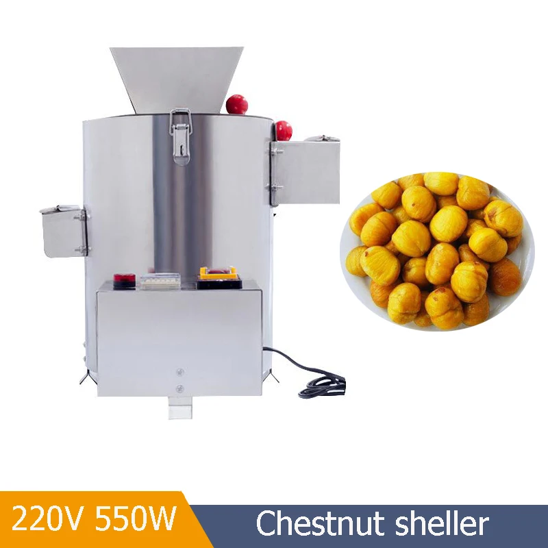 110V-220V-550W-16-Blades-Electric-Chestnut-Sheller-Commercial-Automatic ...