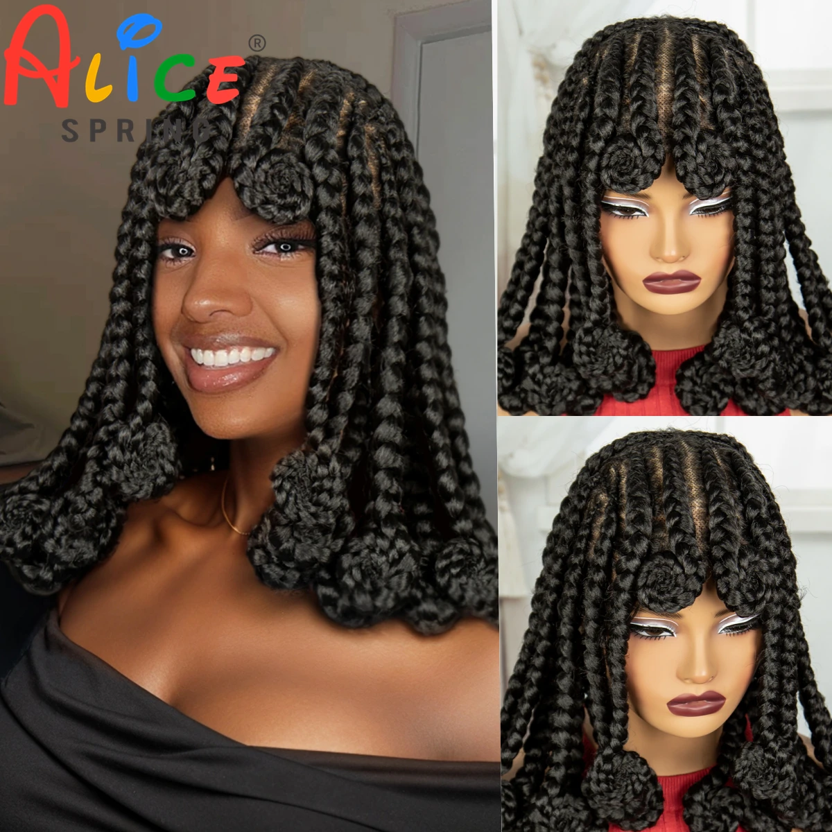 14Inch-Synthetic-Full-Lace-Bantu-Braids-Wig-with-Baby-Hair-Handmade ...