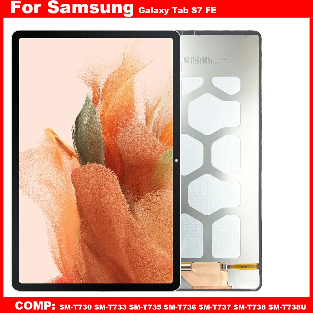 Lcd para samsung galaxy tab s7 SM-T730 SM-T733 SM-T735 SM-T736 SM-T738U ...