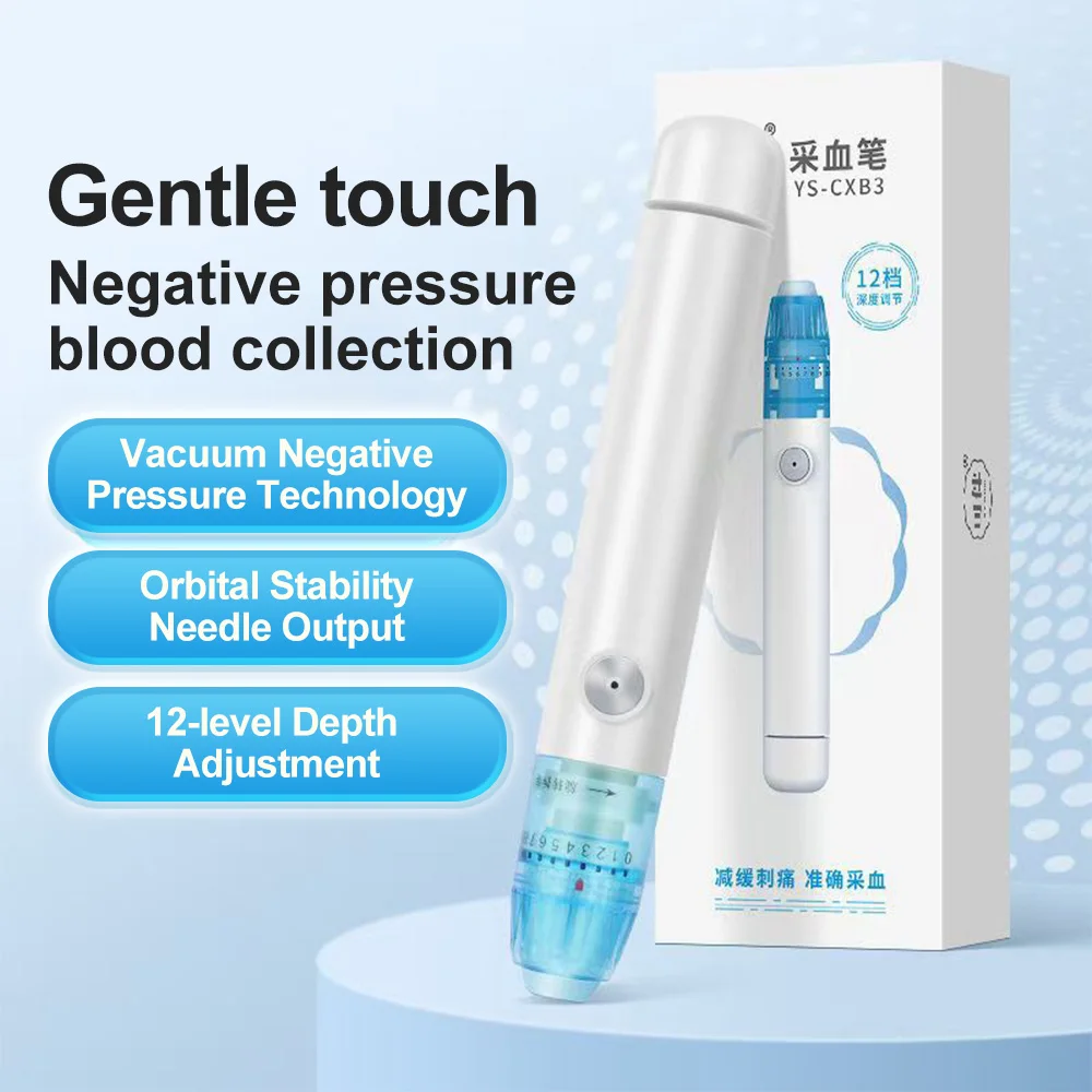 No Prick Pain Vacuum Lancing Device for Diabetes Testing - Blood Sugar ...