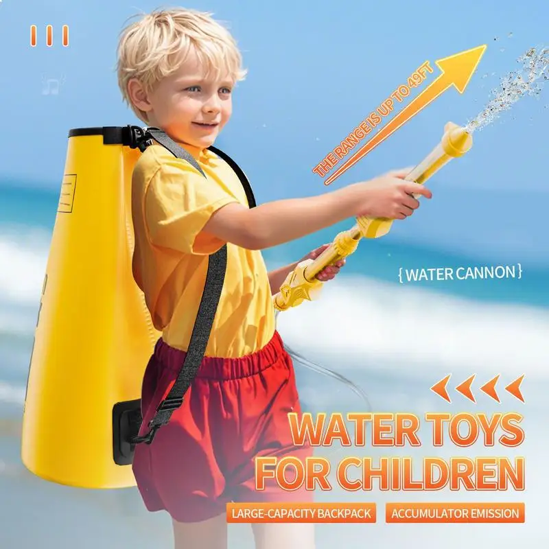 Backpack Water Soaker Large Backpack Water Spraying Soaker Toy Bathing ...