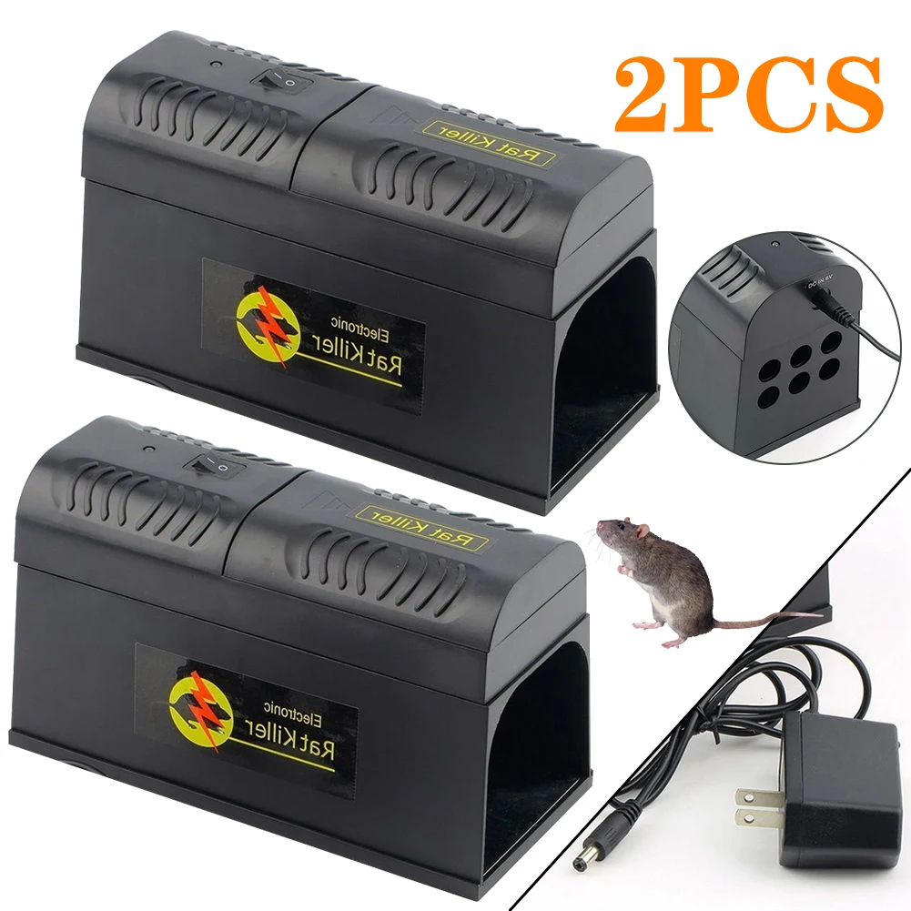 2Pcs-Electronic-Mouse-Trap-Victor-Control-Rat-Killer-Pest-Electric ...