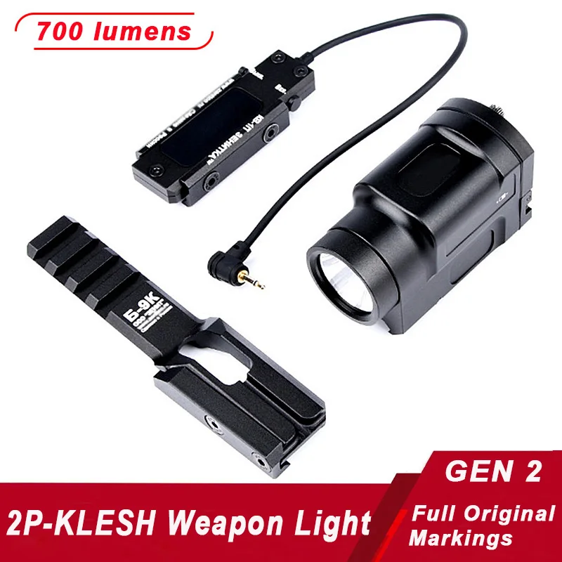 2P-KLESH Scout Light 700 lumens Output Tactical LED Flashlight AK K2-SD ...