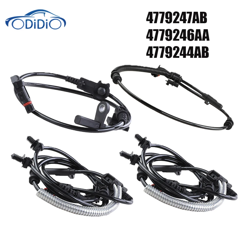 Front Rear Left Right ABS Wheel Speed Sensor 4779247AB 4779246AA ...