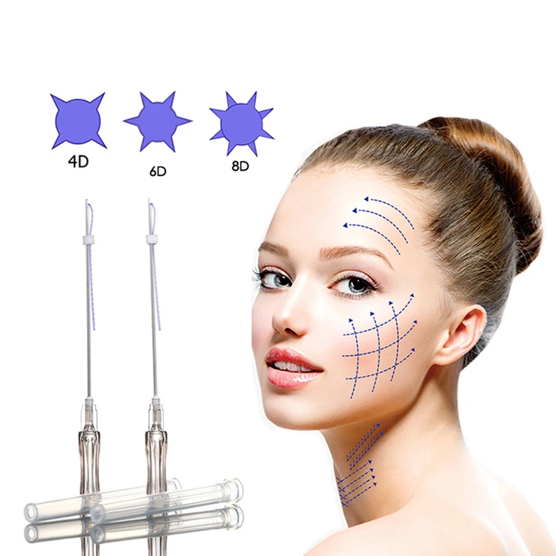 Pdo Cog Lifting Threads Cannula Face Lift Facial Skin Tightening Mono ...