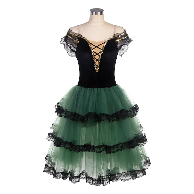 Spanish-ballet-costumes-professional-competition-suits-red-tutus-adult ...