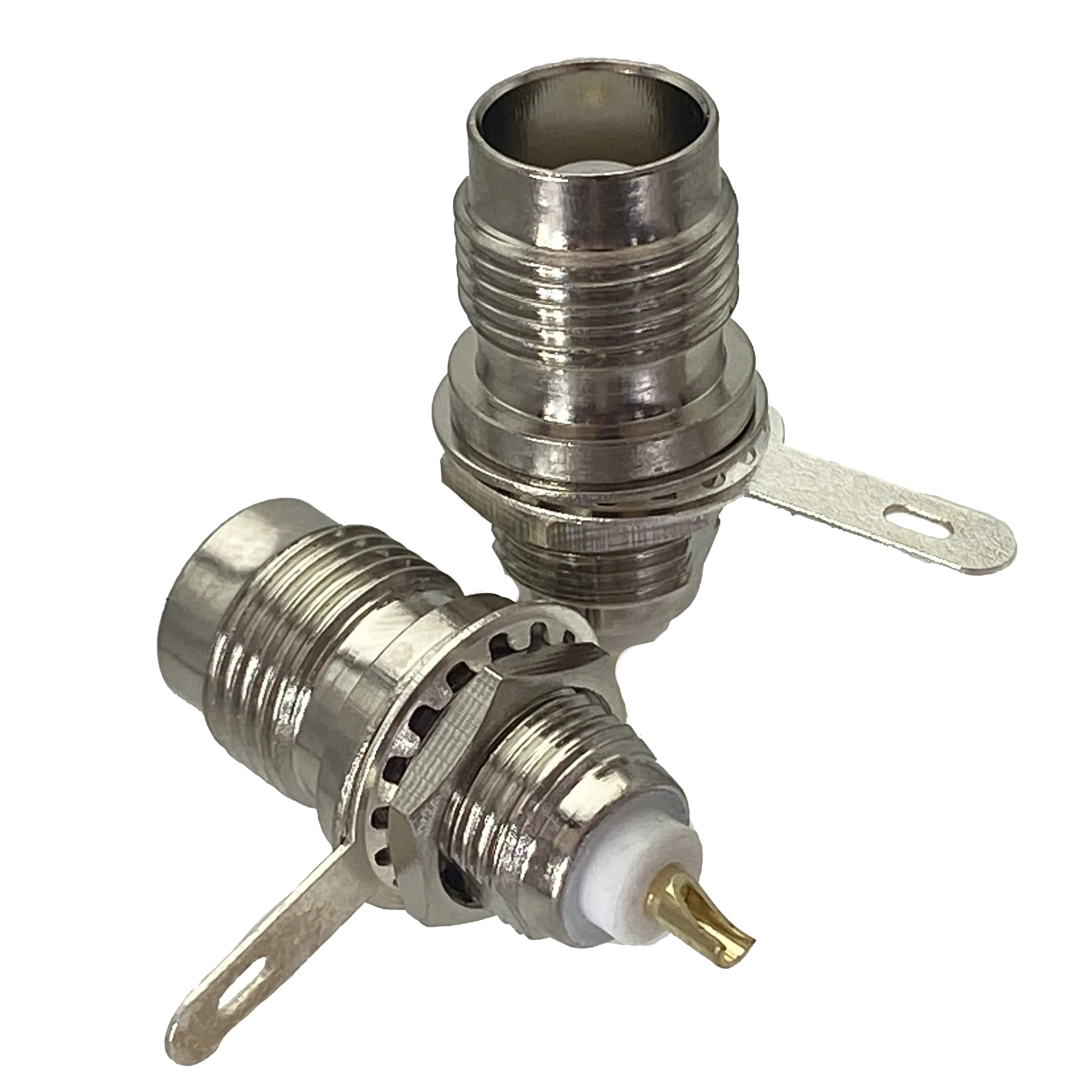 1Pcs-Connector-TNC-female-jack-nut-bulkhead-solder-cup-Panel-mount ...