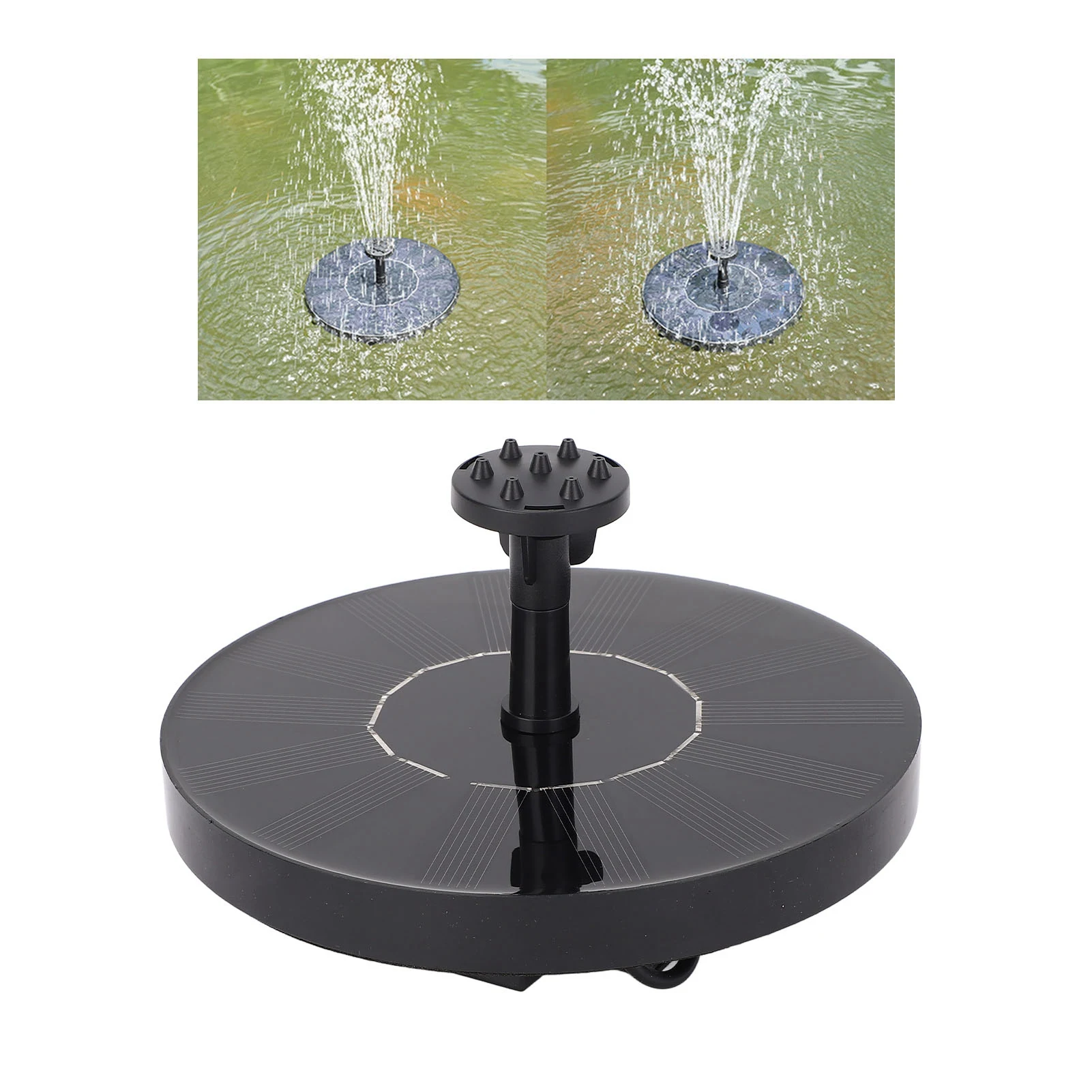 Solar-Floating-Fountain-Solar-Fountain-Low-Noise-Multi-Nozzles ...