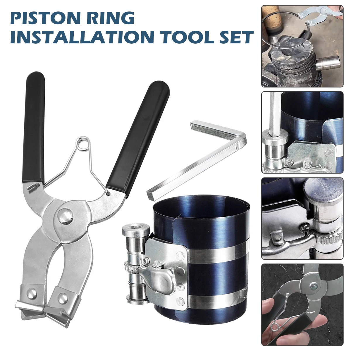 1-Set-Engine-Piston-Ring-Caliper-Compressor-Ratchet-Pliers-Expander ...