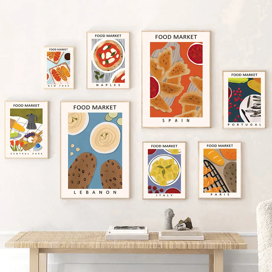 Abstract Food Paintings