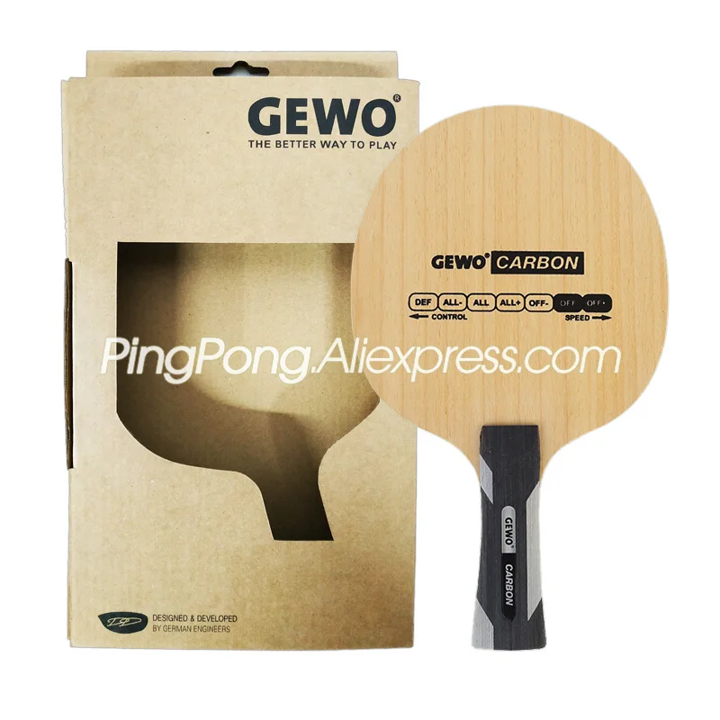 GEWO POWER Lâmina De Tênis De Mesa, Original De Carbono Ping Pong Bat, Raquete, Pá, OFF e OFF ...