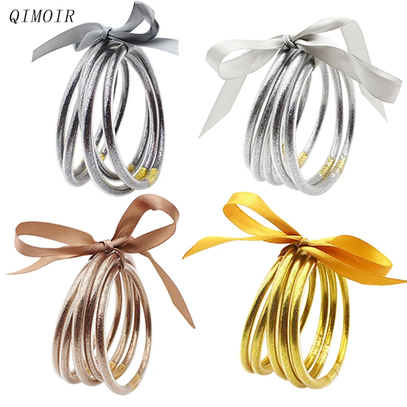 Jelly Bracelets Silicone Bangles | Acrylic Bangles Women Sets - Bangles ...