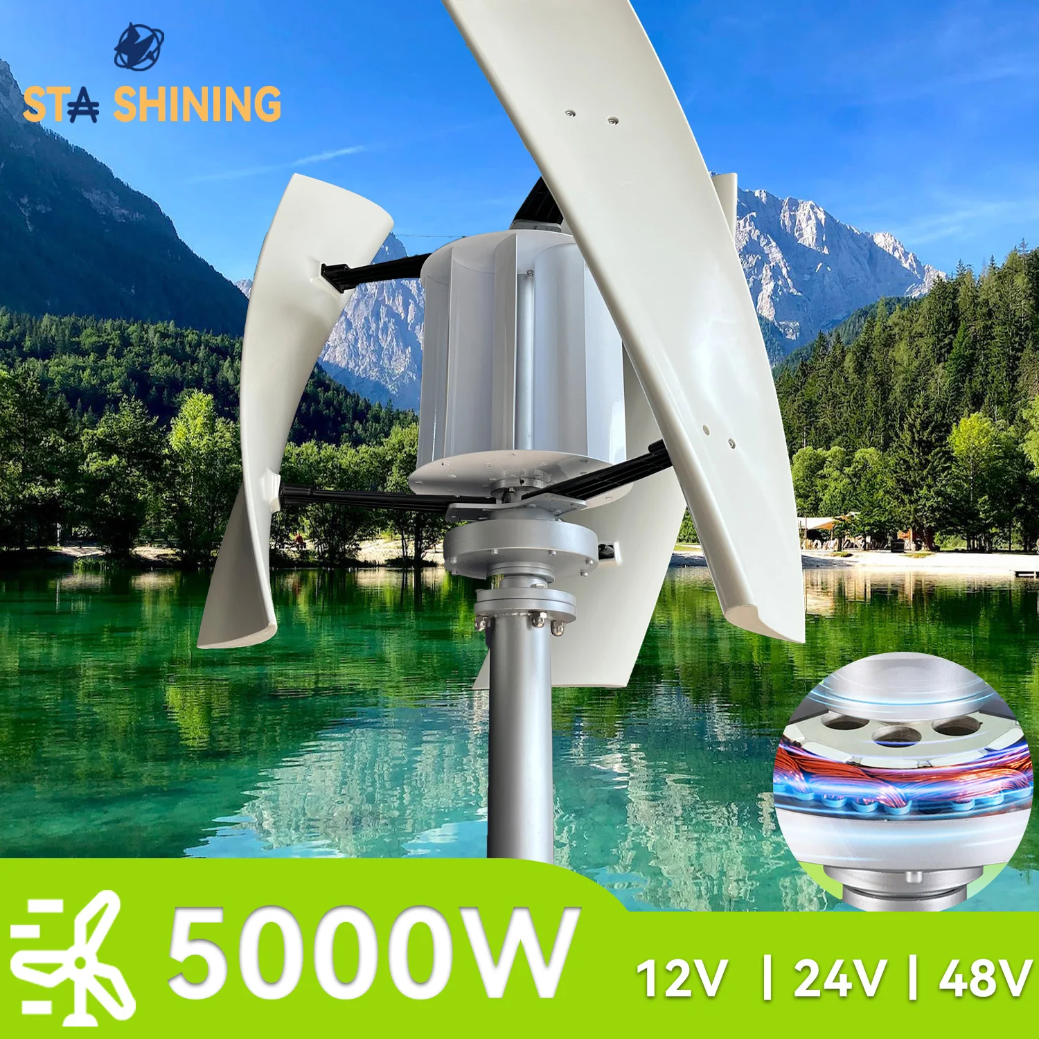 Higher-Output-Wind-Turbine-Generator-Vertical-5000W-MAX-Windmill-W-MPPT ...