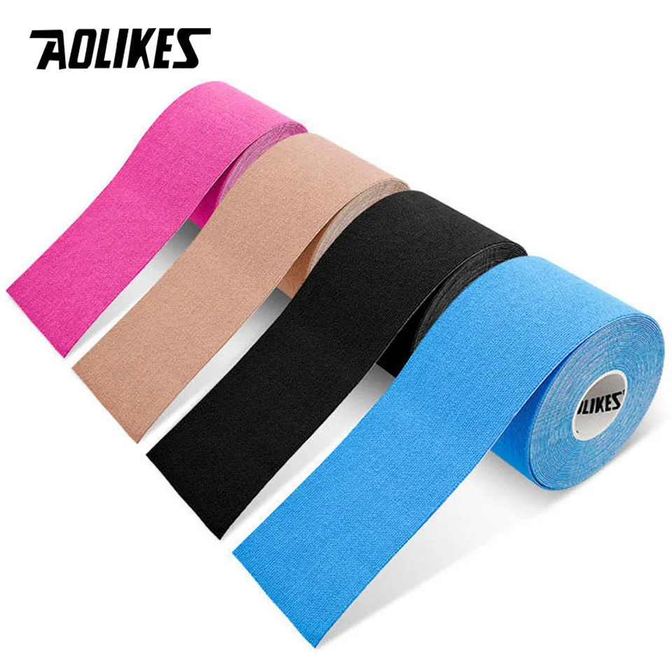 AOLIKES-5cm-5m-Sports-Waterproof-Kinesiology-Tape-Stickers-Athletic ...