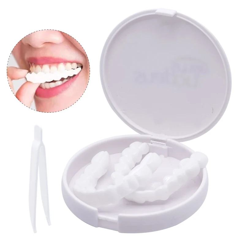 Dental Adjustable Fake Tooth Cover Temporary Resin False Braces with ...