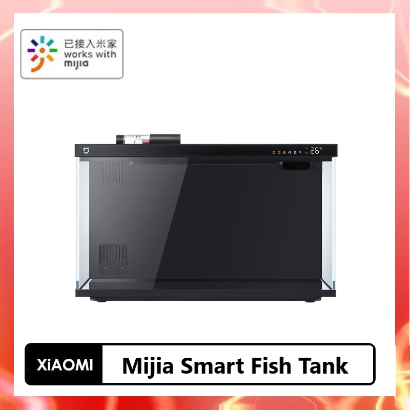 Xiaomi Mijia-tanque de peces inteligente MYG100, funciona con la aplicación Mijia, alimentación ...