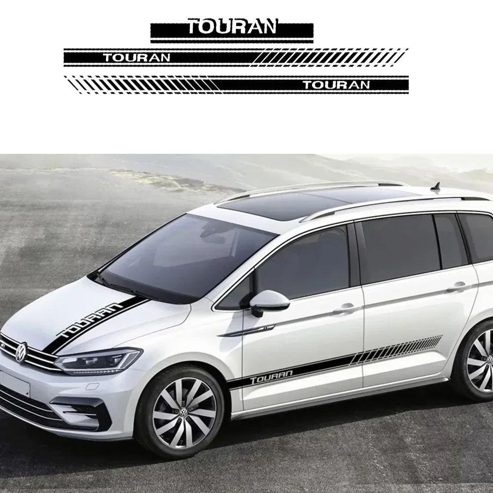 3-pcs-lot-Car-Body-Side-Decor-Sticker-For-Volkswagen-VW-Touran-Graphics ...