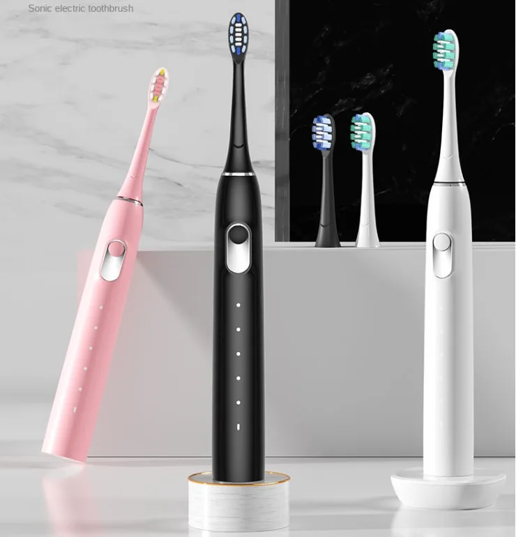 Electric toothbrush Smart toothbrush USB rechargeable waterproof ...