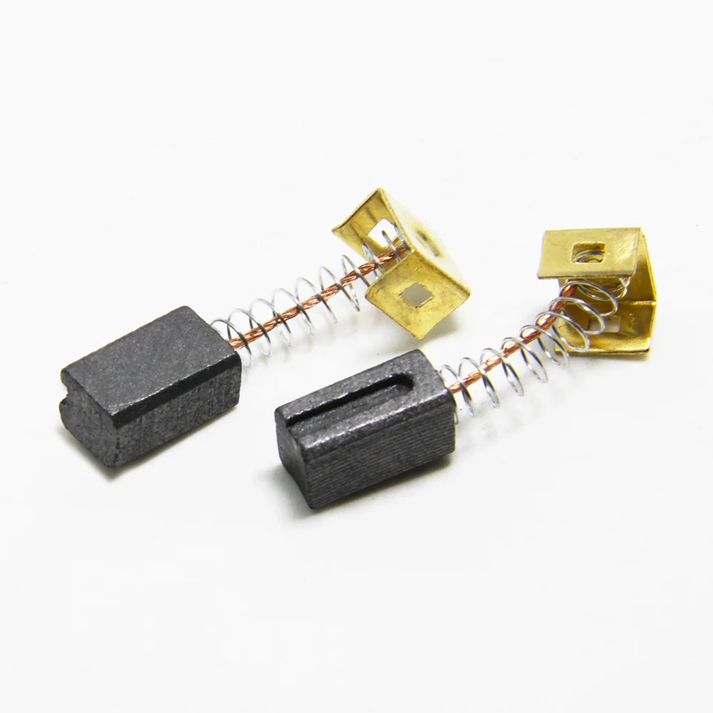 5 Pairs Carbon Brushes 6.4 x 7.9 x 12.5mm 596071-00 for Black Decker ...