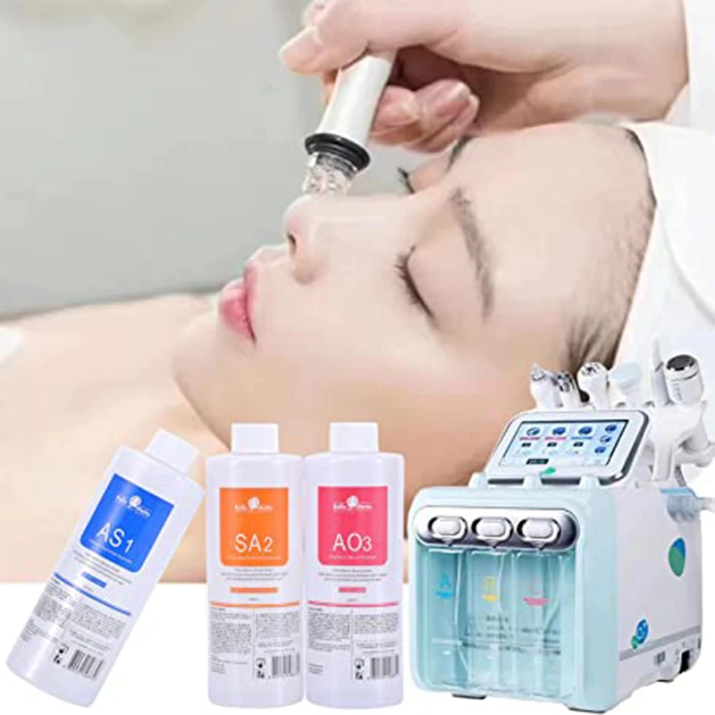 3 pces 400ml as1 sa2 ao3 hydra solução facial rejuvenescimento da pele ...