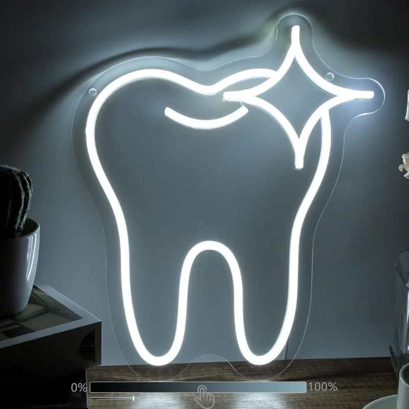 Tooth-Decor-Neon-Sign-Dental-Office-Light-Dentist-Accessories-LED-Neon ...