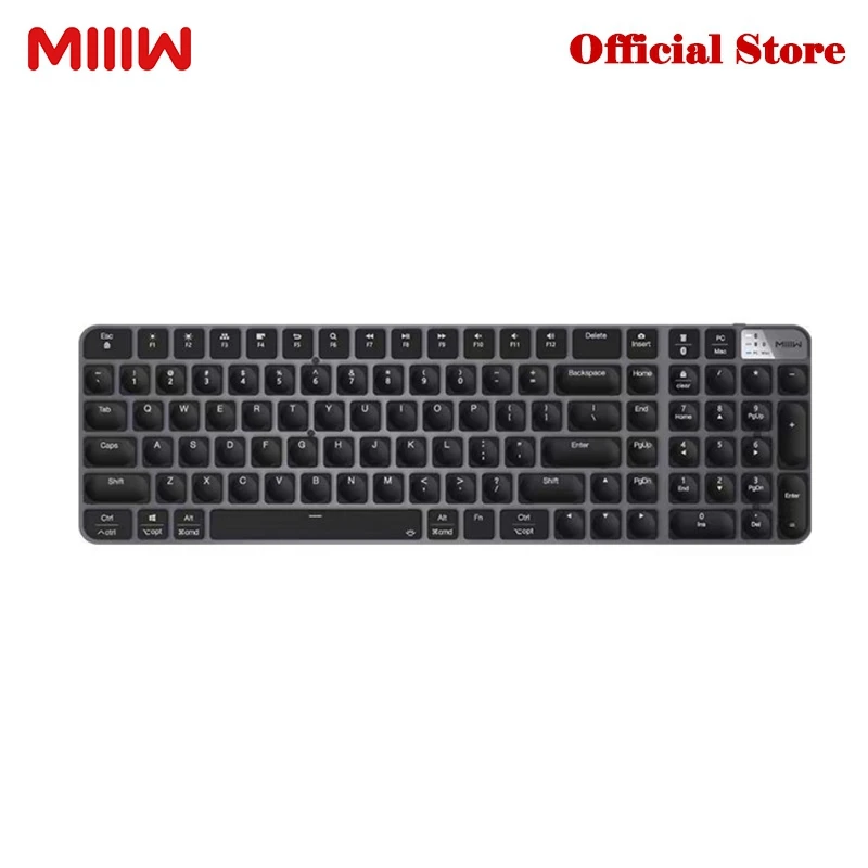 MIIIW Wireless Keyboard K10 Dual-mode Low-profile Ultra-slim Mechanical ...