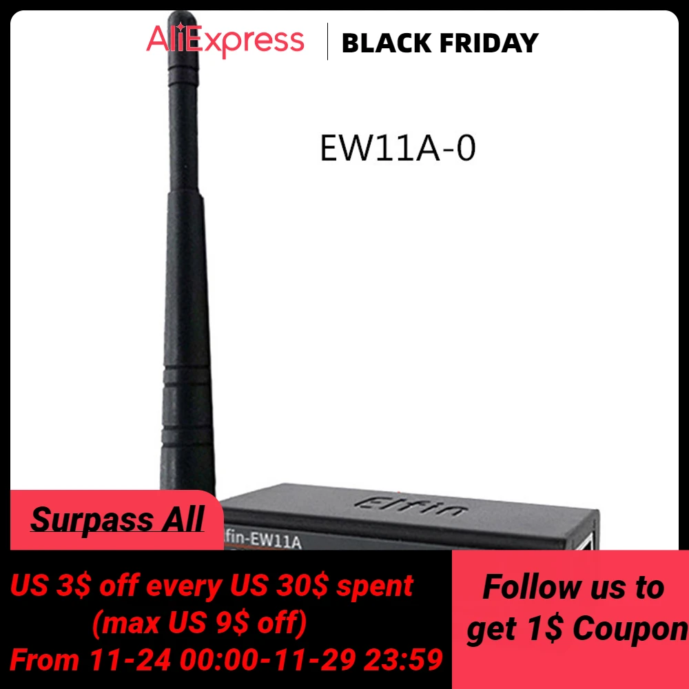Elfin EW11A 0/ EW11A Breite Spannung Wireless Networking Geräte Modbus ...
