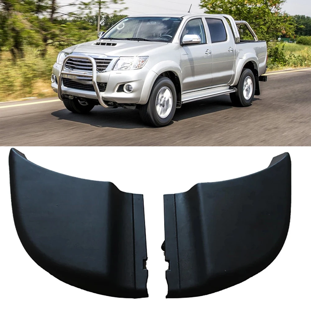 Rear-Left-Right-Bumper-End-Plate-Corner-Cap-Trim-Fit-For-Toyota-Hilux ...
