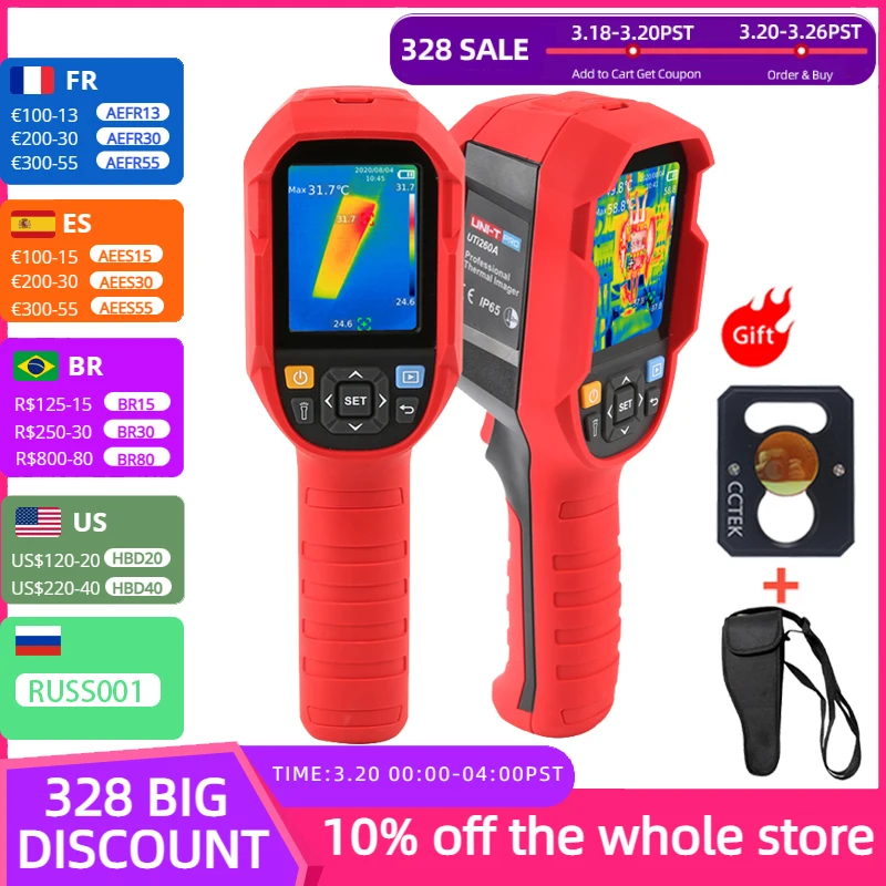 Uni-t Uti260a Uti260b Handheld Infrared Thermal Imager Pcb Electronic ...