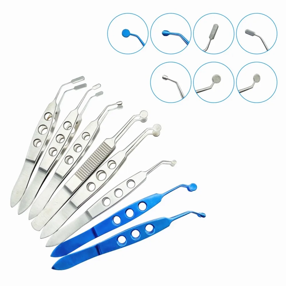 Oftálmica massagem forcep olho cirurgia plástica pinças oftálmicas ...