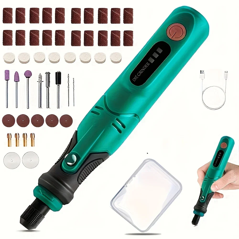 JANGKLIFE-USB-Cordless-Rotary-Tool-Kit-Woodworking-Engraving-Pen-DIY ...