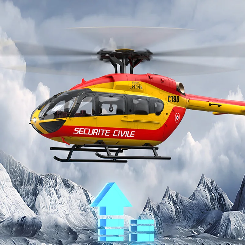 C190-H145-Remote-Control-Helicopter-Rc-Fixed-Altitude-Brushless-Motor ...