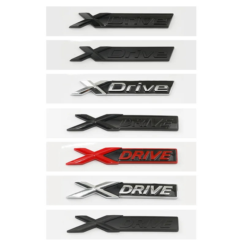Car-ABS-XDrive-Trunk-Fender-Door-Logo-Badge-Emblem-Decals-Styling ...