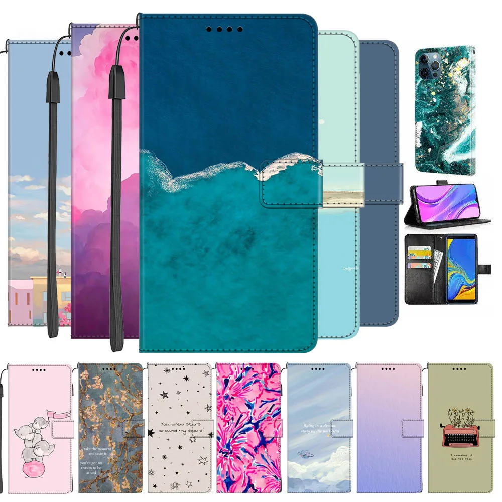 Elegant Flip Leather Case For Poco M7 Pro 5G Wallet Book Cover For Poco ...