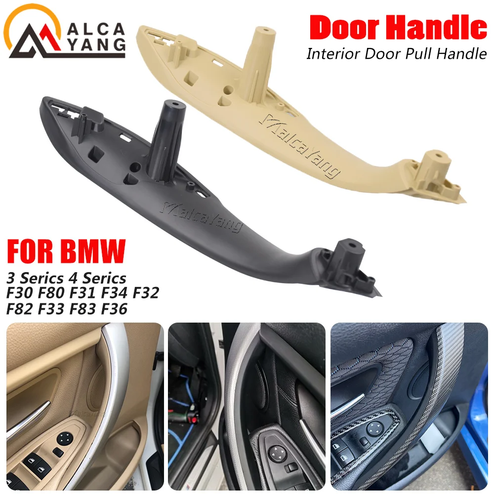 Car Interior Door Handle Pull Trim Cover For BMW F30 F31 F32 F33 F34 ...