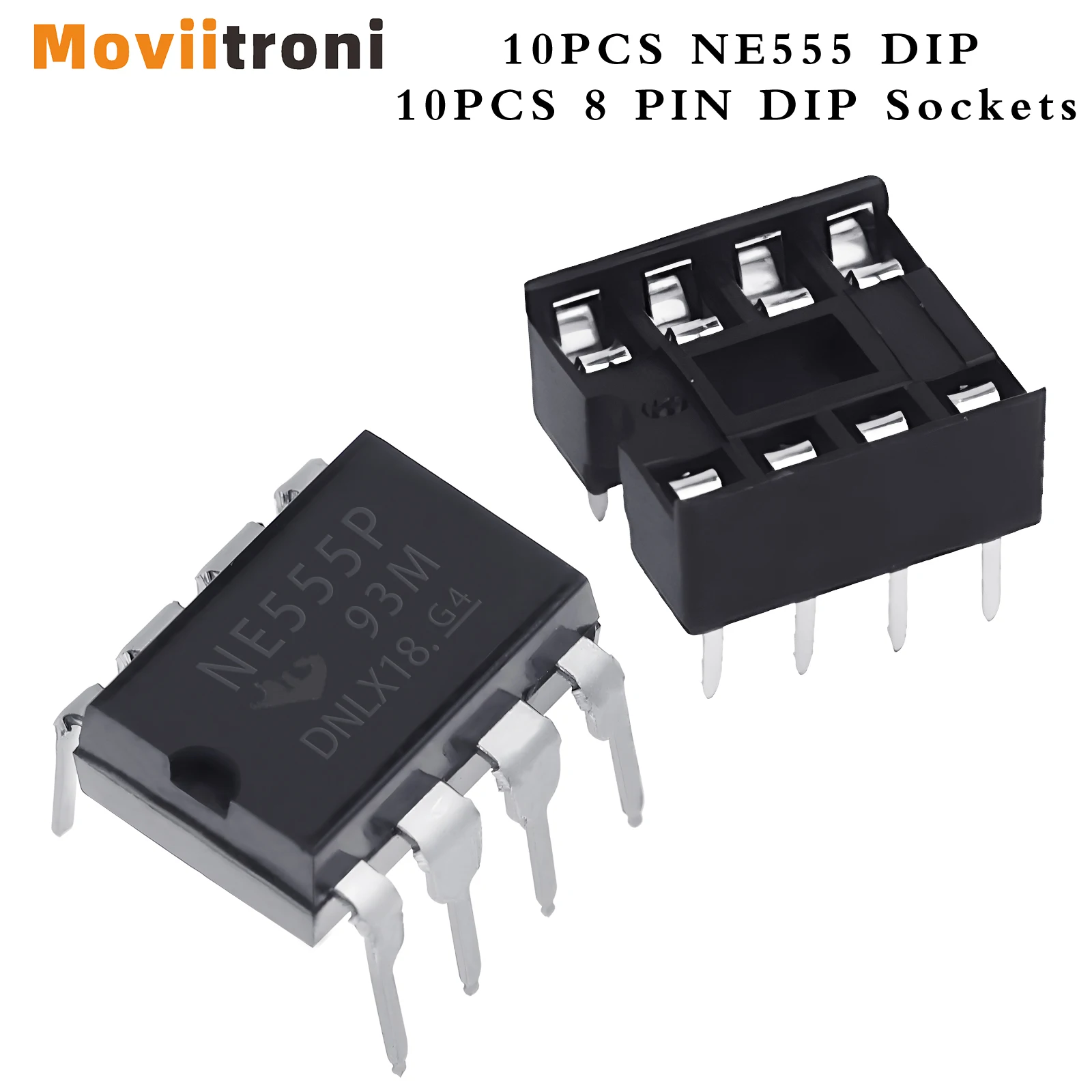20-50Pcs-10-25-each-NEW-NE555-NE555P-IC-555-Timer-Programming ...