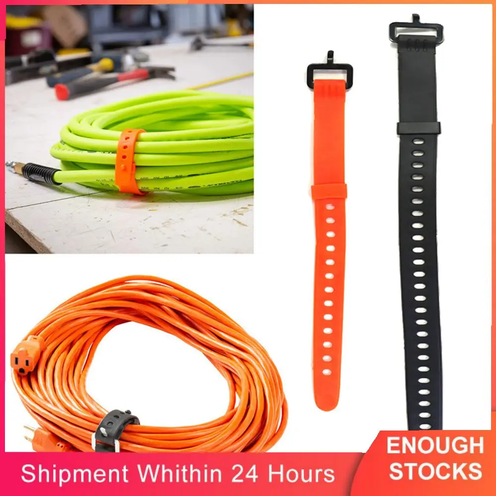 1-2pc-30-45cm-Reusable-Zip-Ties-Self-locking-Rubber-Tie-Releasable ...